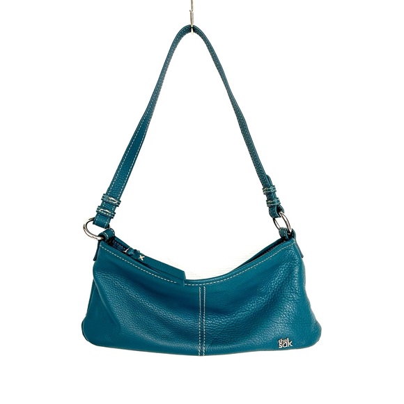 The Sak | Bags | Vintage Peacock Blue Leather The Sak Mini Hobo Bag ...